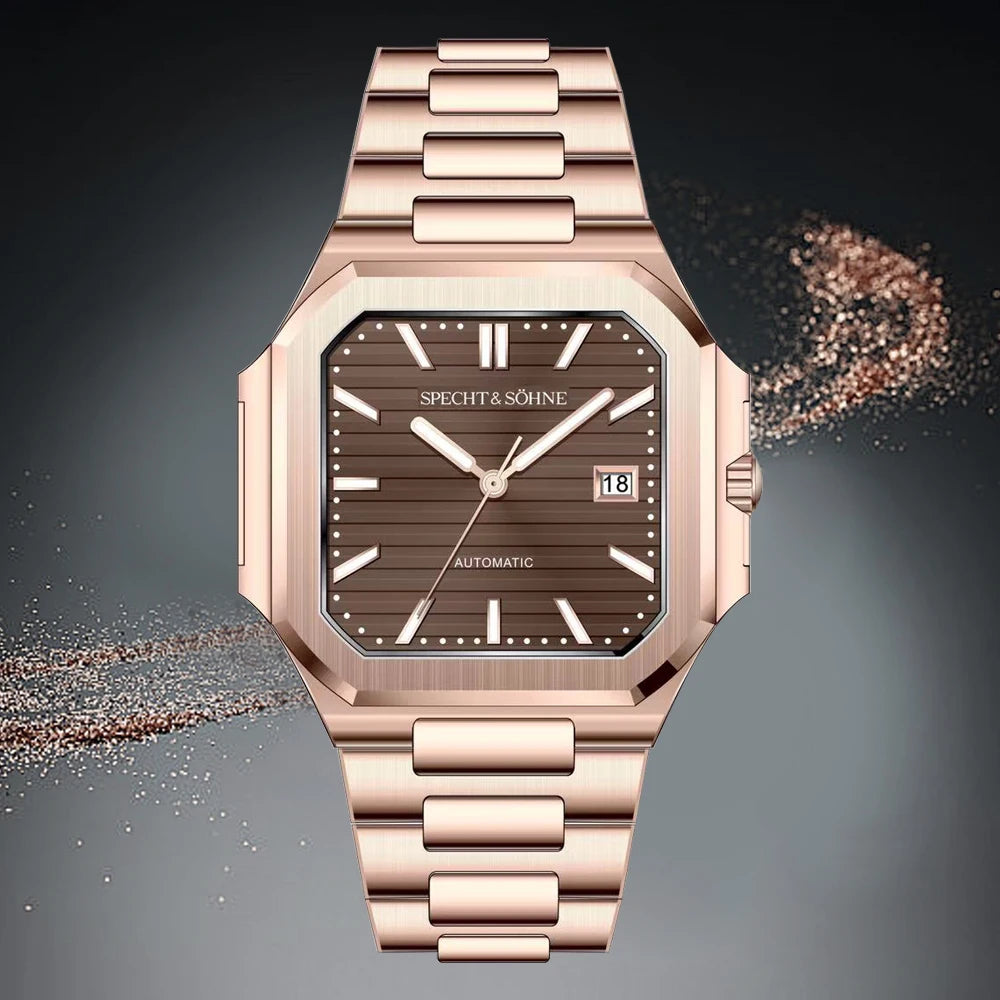 2025 Specht & Söhne New Fashion Luxury Cubic 5821 Mechanical Watch For ...