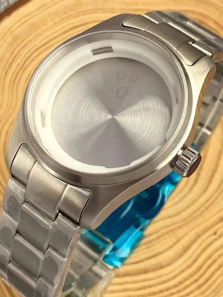 20ATM 39mm Stainless Steel Pilot Brushed Watch Case Sapphire Glass Fit ...