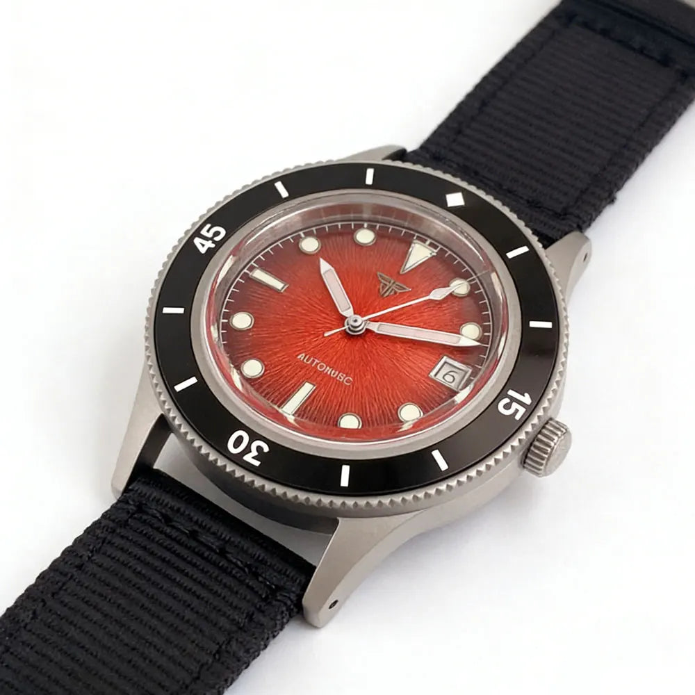 Tandorio Miyota 8215 Automatic Mechanical Dive Watch Men Luminous Dom ...