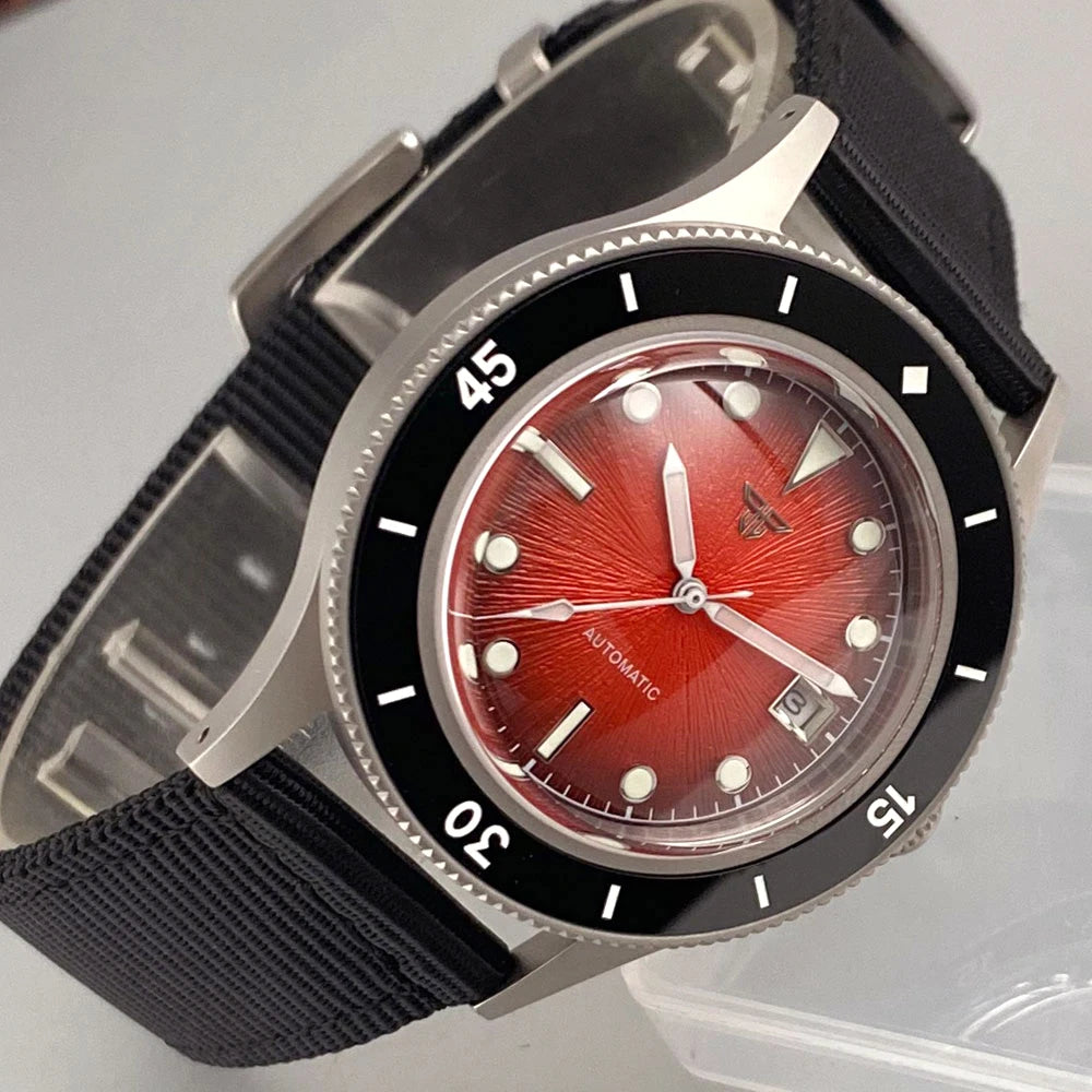 Tandorio Miyota 8215 Automatic Mechanical Dive Watch Men Luminous Dom ...