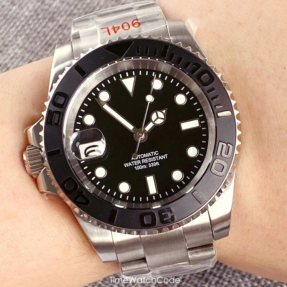 40mm Left-Handed Submariner Mod watch Tandorio TD218A NH35 Movt Lefty ...