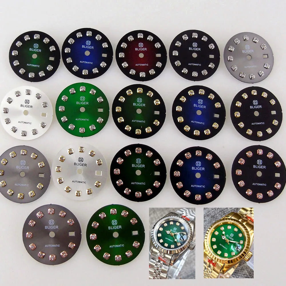 Dial Face fit NH05 NH06 NH07 Watch Movt 20.5mm Sunburst Watch Dial wit ...