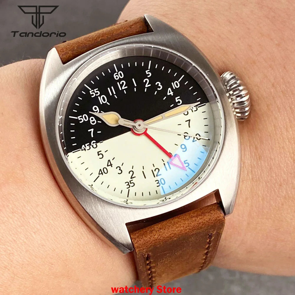 Tandorio Identity Crisis GMT Watch TD102G 36mm NH34 Domed AR Sapphire ...