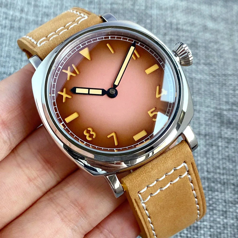 Tandorio Radiomir Homage TD113A 42mm Square California Watch NH35 PT50 ...