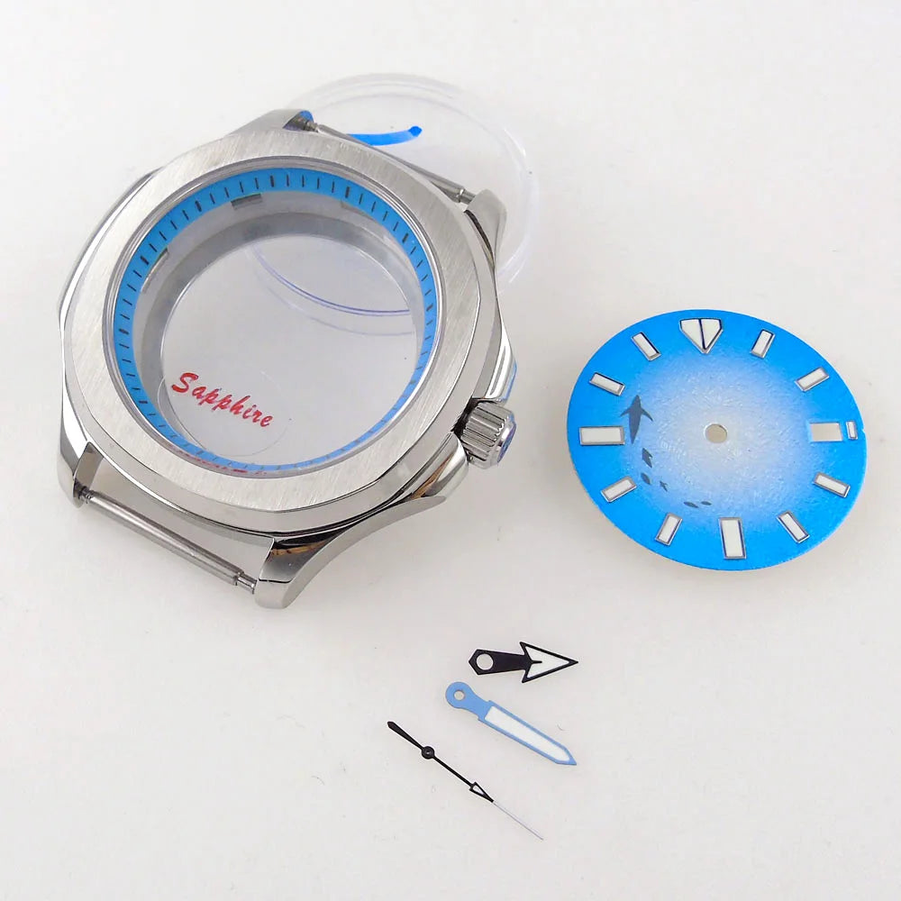 316L stainless steel case 40mm Watch Case Parts for NH34 NH35 NH36 NH7 ...