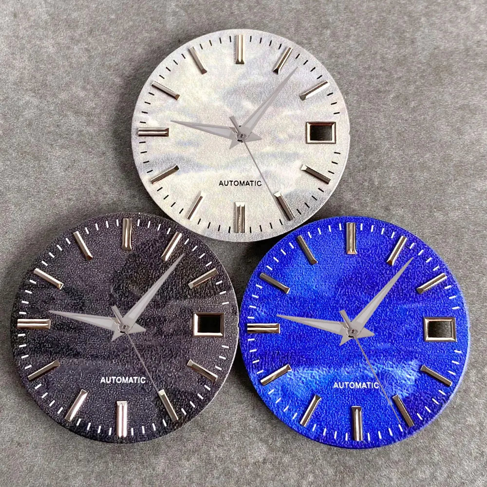 28.5mm Fit N H35 N H36 D iving Irregular DIY Black White Blue Mod Watc ...