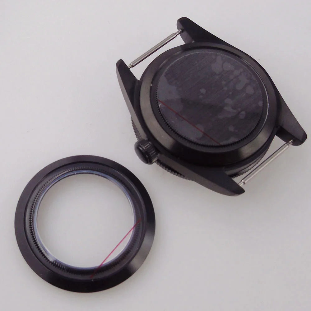 39mm PVd Black Rose Gold Dive Watch Case BB58 Mod 20BAR Waterproof Dom ...