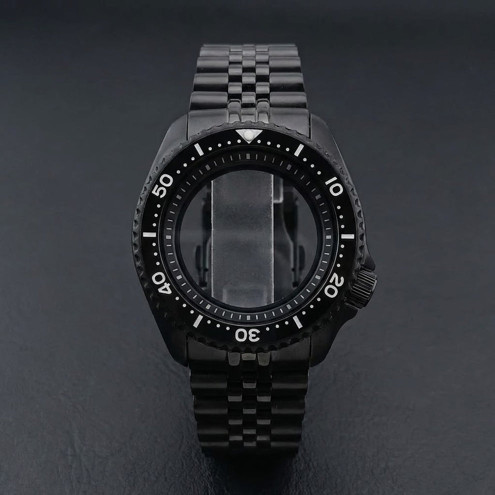 Gold Skx007 Case Mod For NH35 42mm 316 Rose Gold Steel Case Fit NH35 N ...